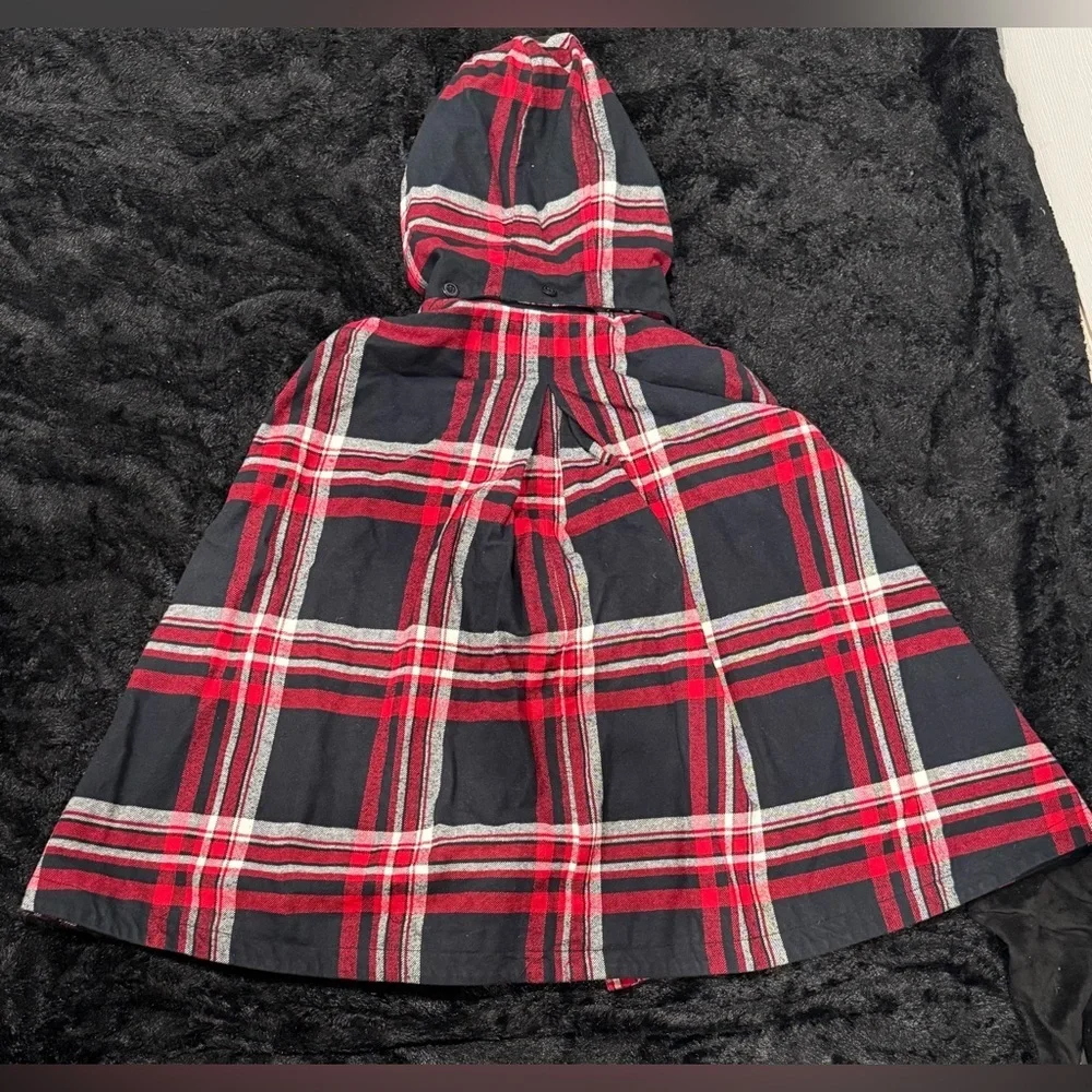 Cooperative | Jackets & Coats | Cooperative Red And Black Plaid Hooded ...